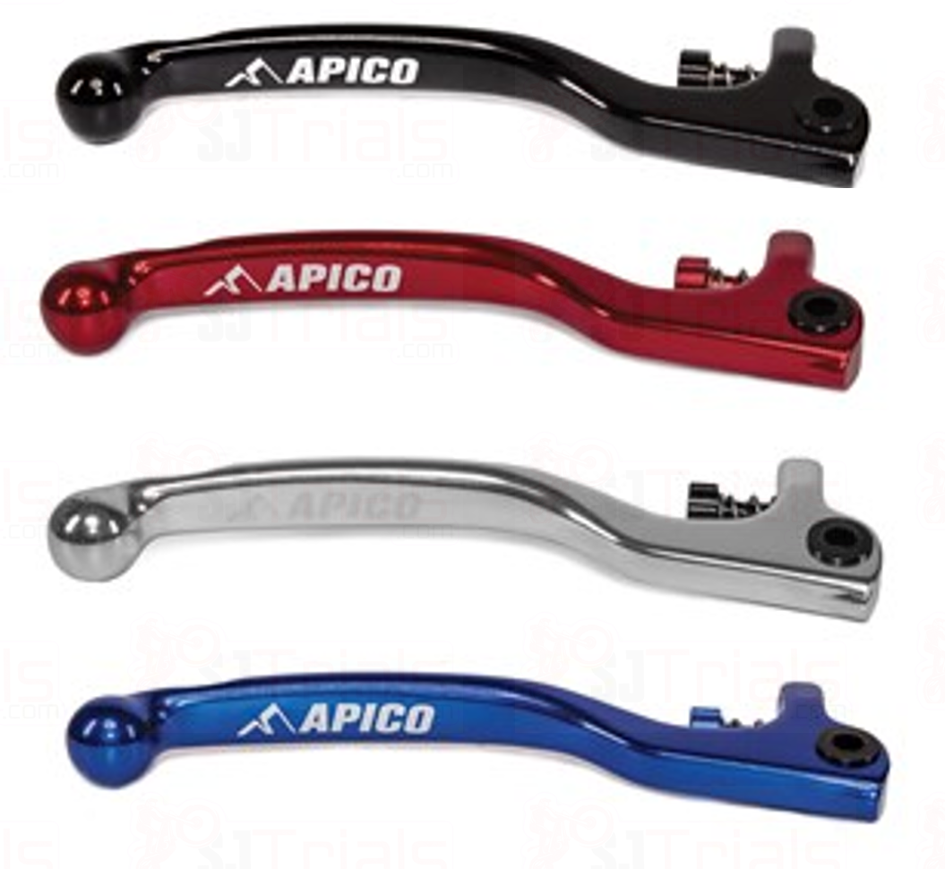 APICO ELITE FORGED BRAKE LEVER & ADJUSTER AJP BRAKTEC (2 HOLE)