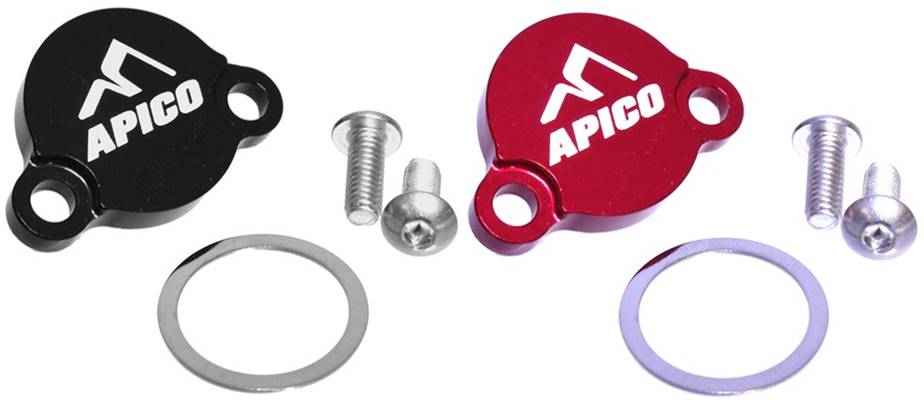 APICO BETA EVO REAR MASTER CYLINDER COVER BLACK/RED